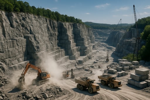 Marble and Granite Quarries in the USA - Major Marble Mines