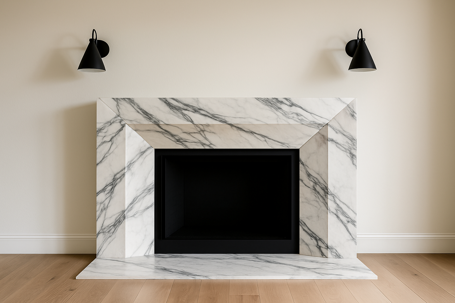 27 Modern Stone Fireplace Ideas: Marble & Granite
